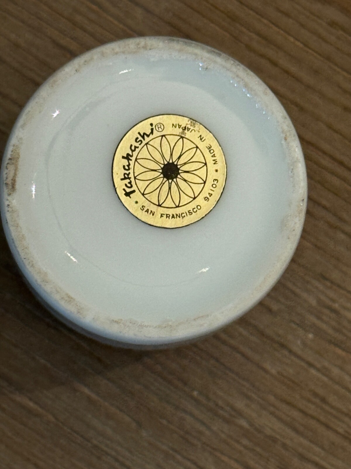 Takahashi SAN FRANCISCO Ceramic Round Trinket Pill Box Floral Japan ...