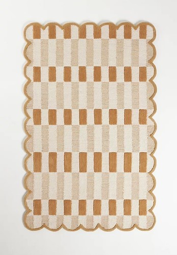 Matilda Goad Plaid Hand Tufted Modern Woolen Carpet Area Rug Irregular ...