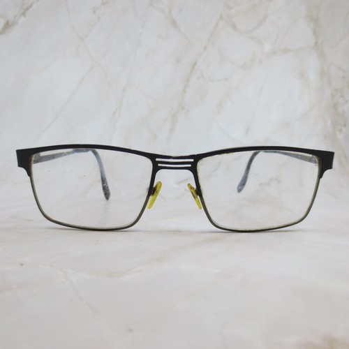 Armourx Eyeglasses Frame 8001 Men's Matte Black Metal Half Rim Square ...