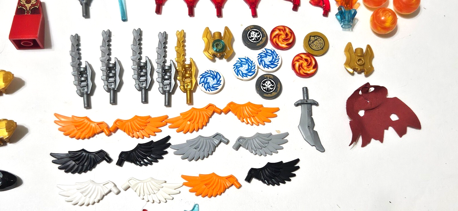 Lego Chima Minifigure Lot Minifigures Weapons Masks Accessories | eBay