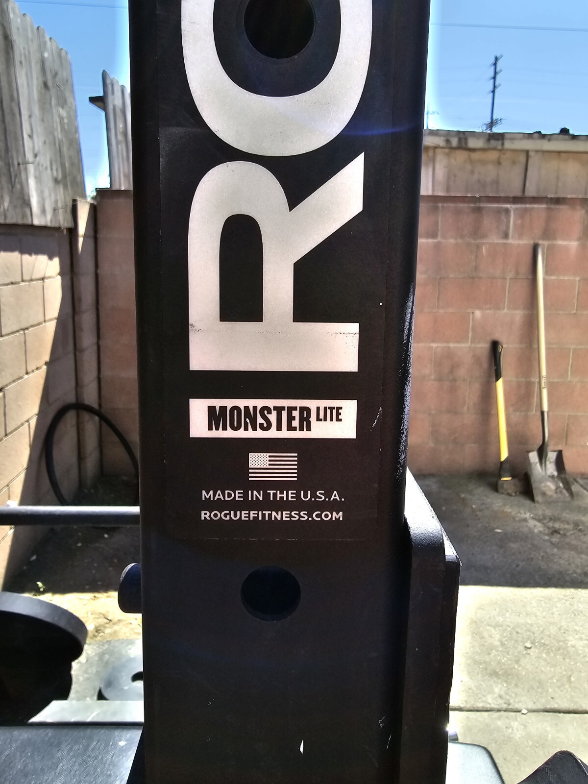 Rogue RML-390F Flat Foot Monster Lite Rack + Rogue Adjustable Bench 2.0 ...