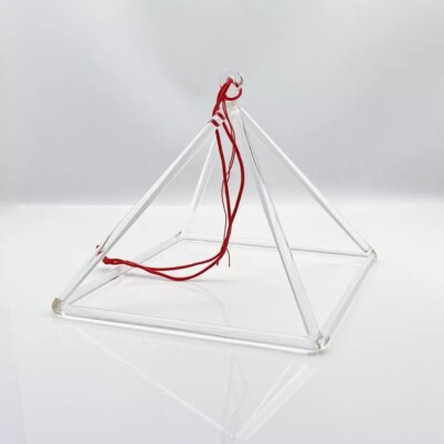 7 inch Quartz Singing Clear Meditation Triangle Chakra Healing Crystal ...