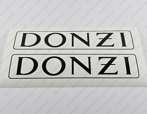 DONZI BOAT LOGO DECALS STICKERS 36" x 7.8" 2pcs. | eBay Australia