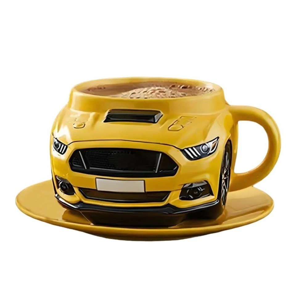 100ML Coffee Mugs Handcrafted Water Cup Car Shaped Coffee Cup for Home ...