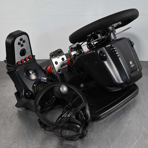 Logitech G27 Force Feedback Racing Wheel w/6-Speed Shifter/Pedals ...