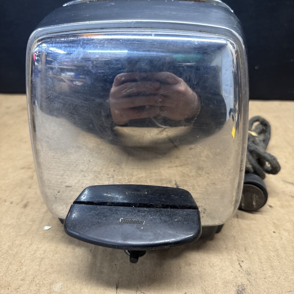 VTG Sunbeam Model T-20 Radiant Control Chrome Toaster Art Deco 1950's ...