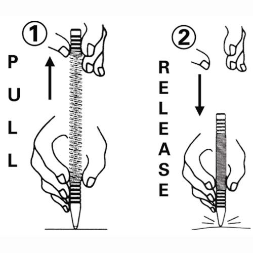 17355 Hammerless Tool 5/16-Inch Cold Chisel and 5/16-Inch Hammer ...