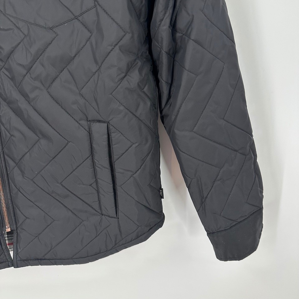 Kimes Ranch Skink Mens Large Black Quilted Western Shirt Jacket Barn ...