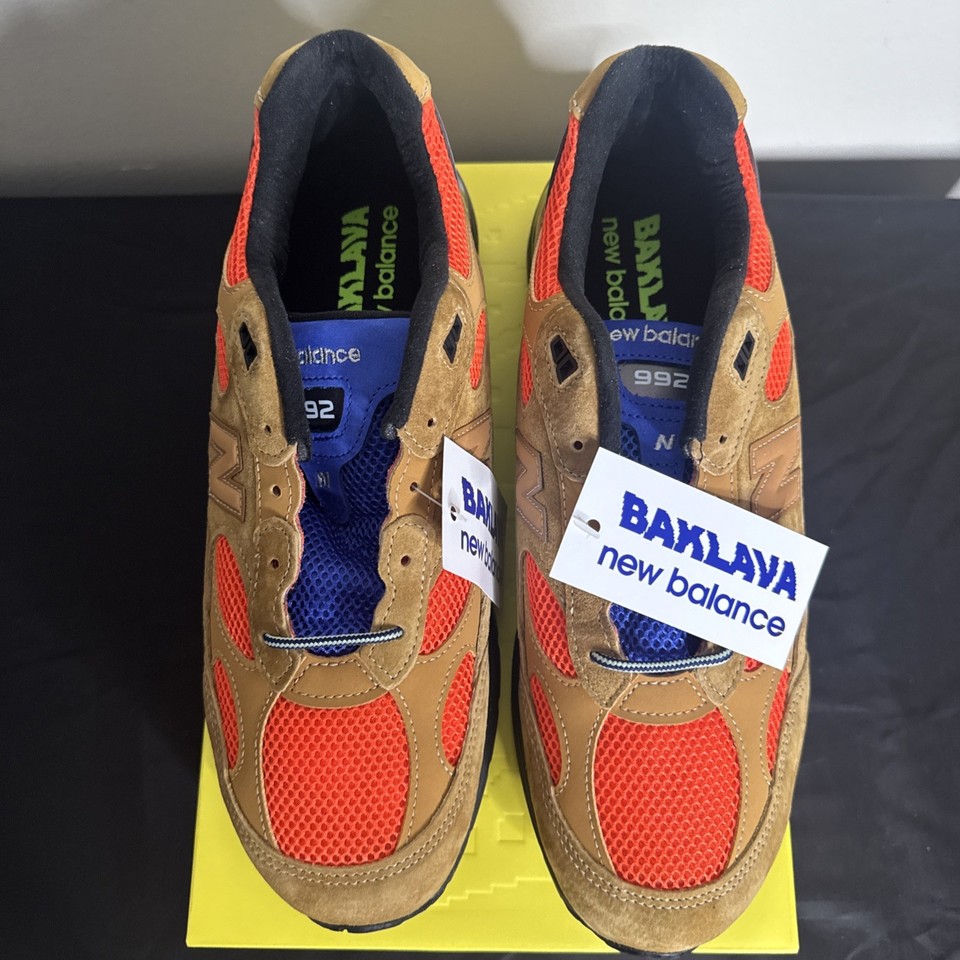 New Balance 992 MiUSA Action Bronson “Tiger Eye / Tan Orange Blue” | eBay