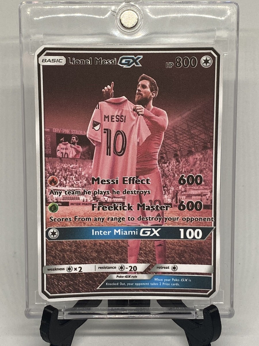 Lionel Messi Pokemon Card