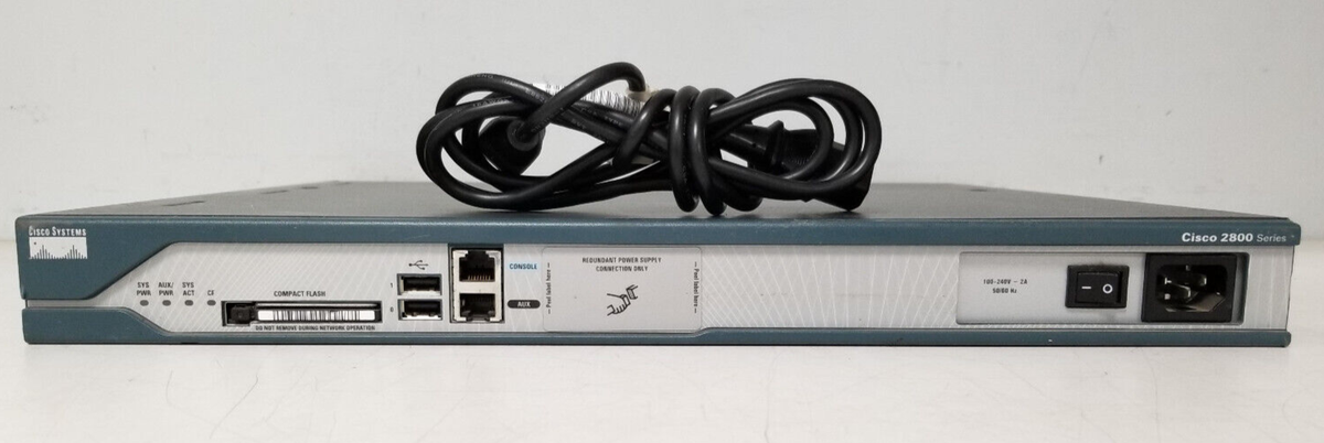 Cisco Router 2800 Front Solved: 2821 Router Does Not Display Anything