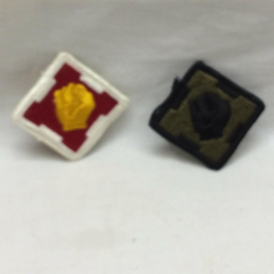 Military Patch Badge lot (2) 411th Engineer Brigade Army Type 1 Var Col ...