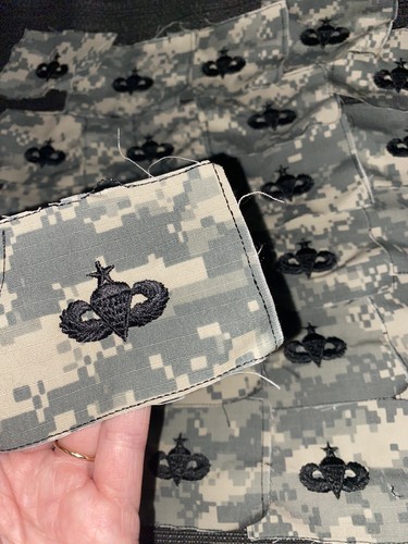 U.S. ARMY ACU SENIOR PARACHUTIST Badge Sew-On PATCHES (For 1 Patch) | eBay