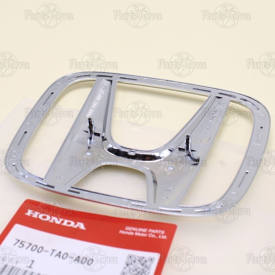 75700TA0A00 Genuine HONDA ACCORD CR-V Front Grille Chrome Badge Emblem ...