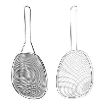 Coarse/Fine Mesh Strainers for Kitchen Stainless Steel Mesh Noodle ...