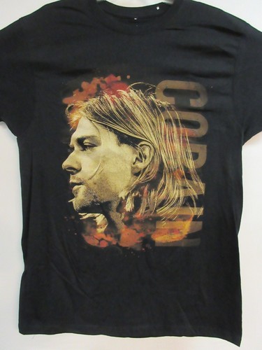 KURT COBAIN OFFICIAL MERCH SIDE VIEW 2023 BAND CONCERT MUSIC T-SHIRT ...