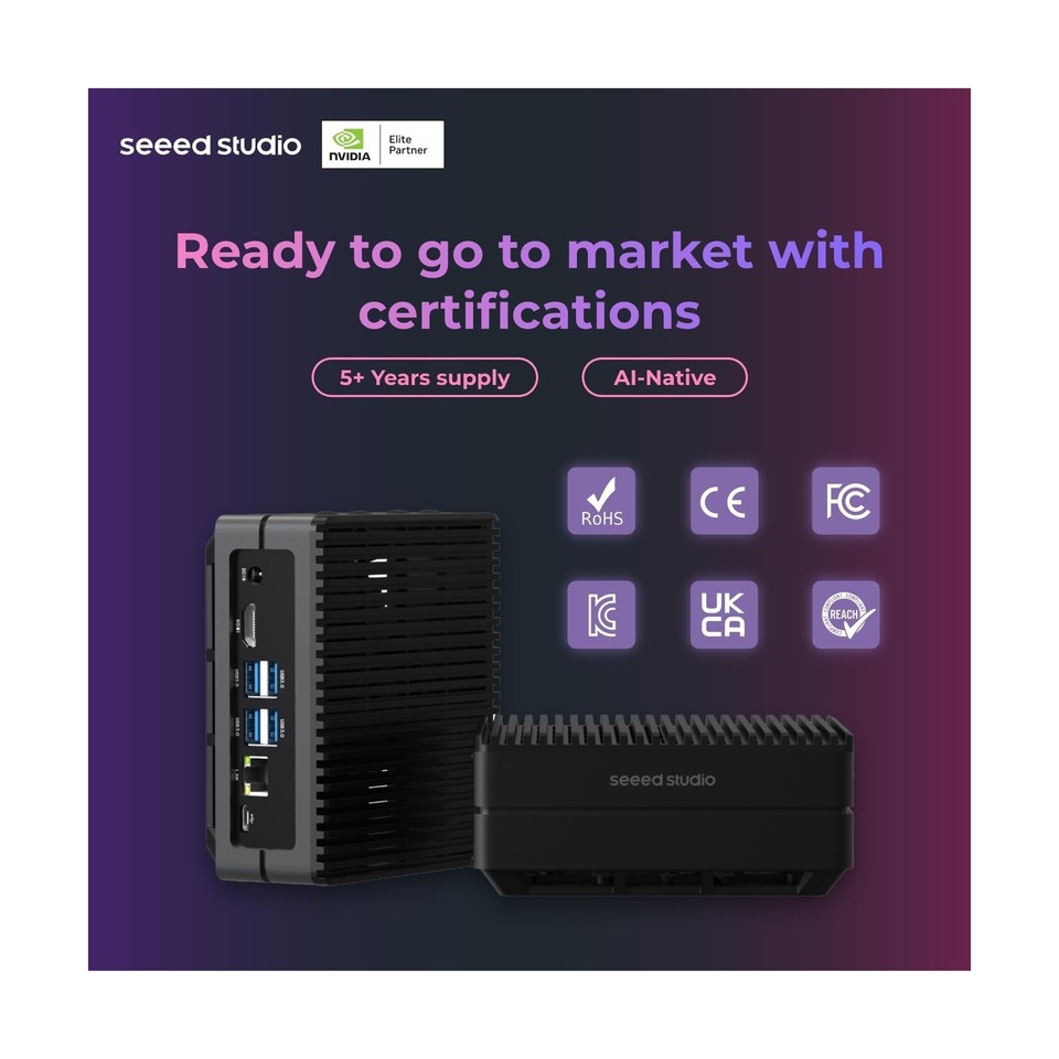 Seeed studio NVIDIA Jetson Nano Edge AI Device - reComputer J1010 Kit ...