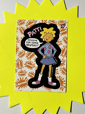 1993 Topps Nickelodeon Doug Patti STICKER card #6 | eBay
