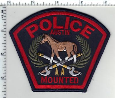 Austin Police (Texas) Mounted Shoulder Patch from the 1980's | eBay