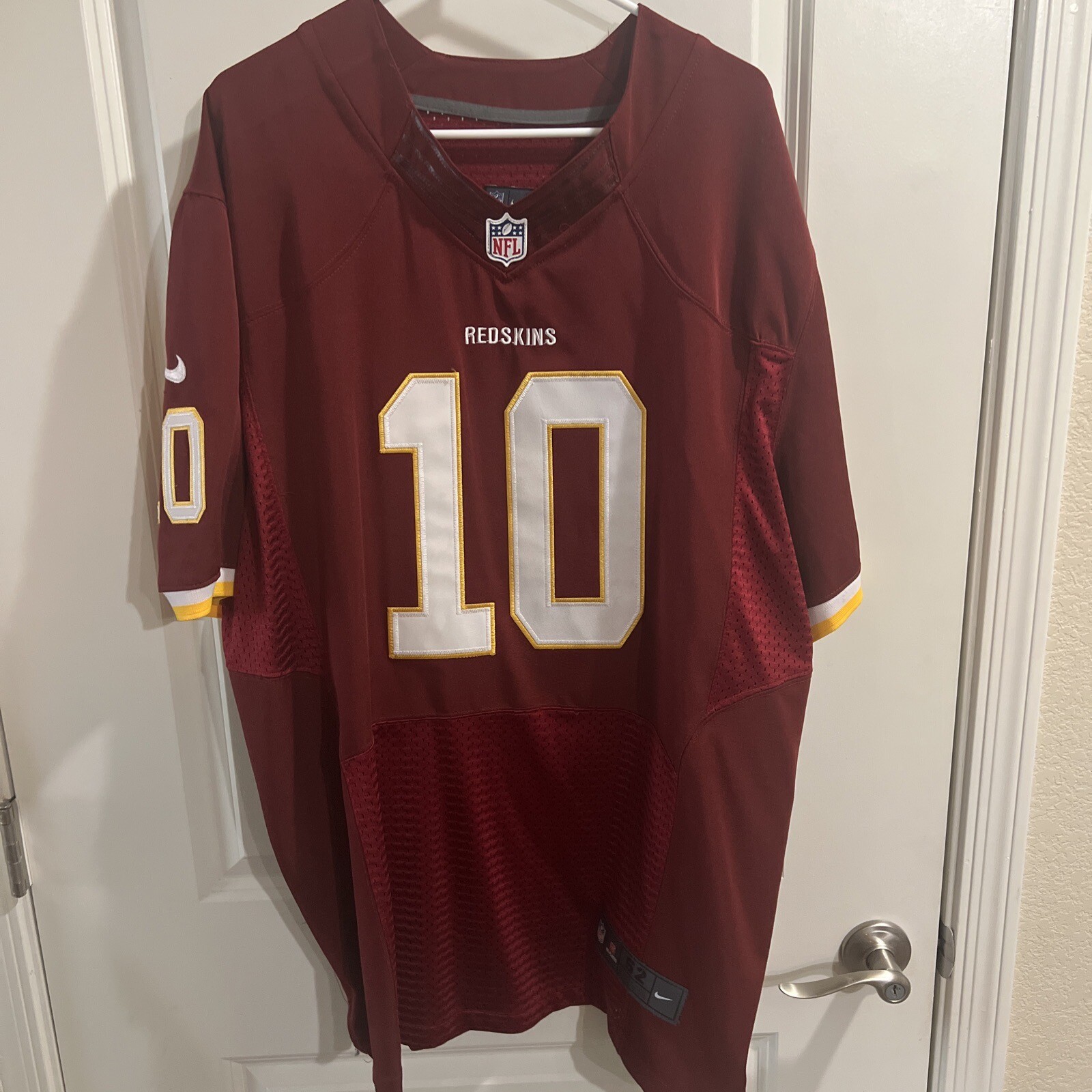 🏈Washington Redskins Griffin RG3 Jersey Mens Size XXL 44 Nike Red As ...