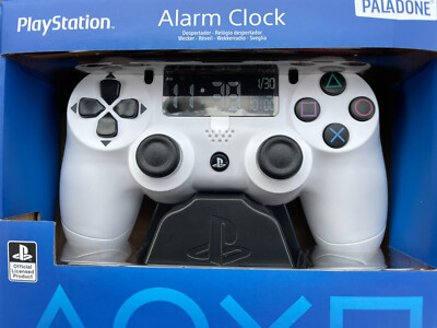 PlayStation Controller Alarm Clock by PALADONE White Black 2021 ps4 ps5 ...