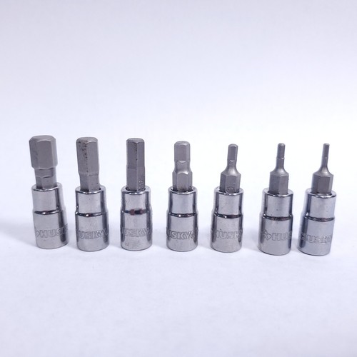 Husky 7 piece 1/4" Drive Hex Bit Set | eBay