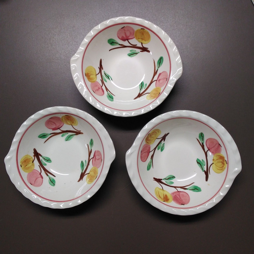 Set of 3 Vintage Blue Ridge China Southern Potteries Cherry Wine Cereal ...