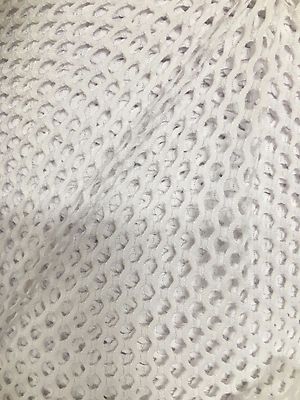 WHITE Fishnet Mesh Small Hole Stretch Spandex Fabric (60 in.) Sold By ...