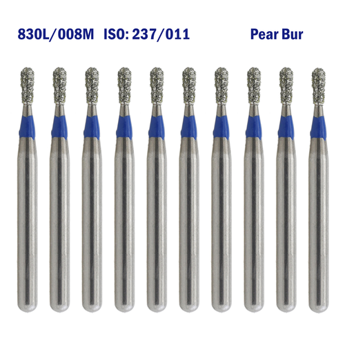 Dental Diamond Burs Pear Shape 330 FG 830L/008M Standard Grit High ...