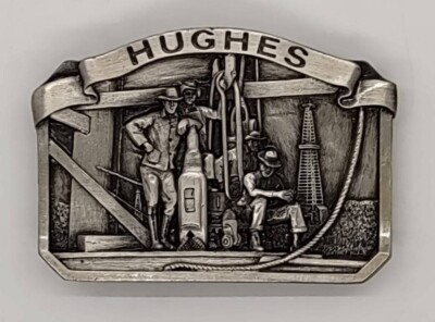 Vintage Hughes Tool Company Belt Buckle | eBay