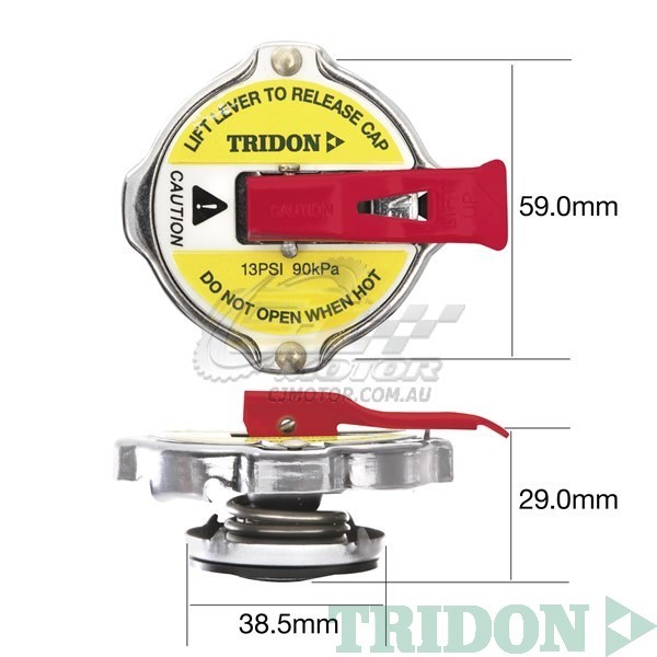 TRIDON RAD CAP SAFETY LEVER FOR Mercedes A140 W168 02/00-07/01 4 1.4L ...