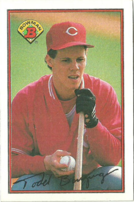 TODD BENZINGER CINCINNATI REDS #312 - BOWMAN NM-MT 1989 | eBay