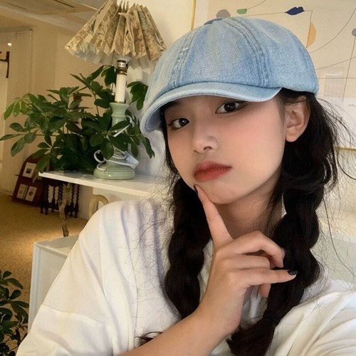 Solid Vintage Octagonal Cap Cowboy Painter Hat Windproof Beret Cap for ...