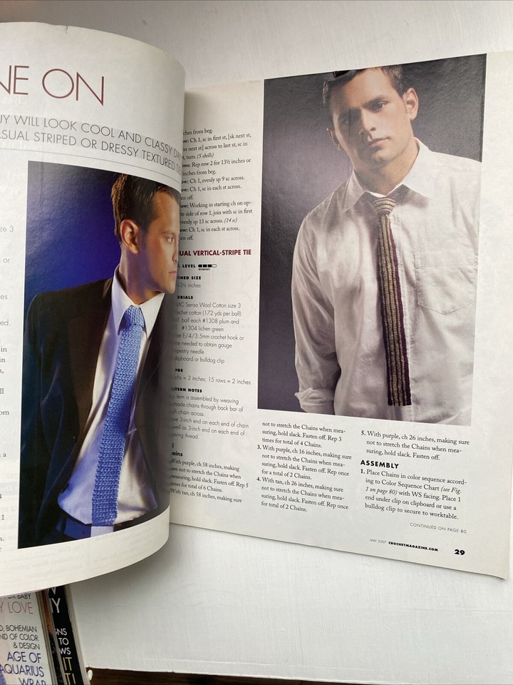 Crochet! Defining Crochet Magazine Bundle Crochet Patterns Year 2007 ...