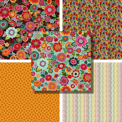 REVIVAL COTTON FABRIC RANGE by Makower Fabrics * Quilting * Craft ...