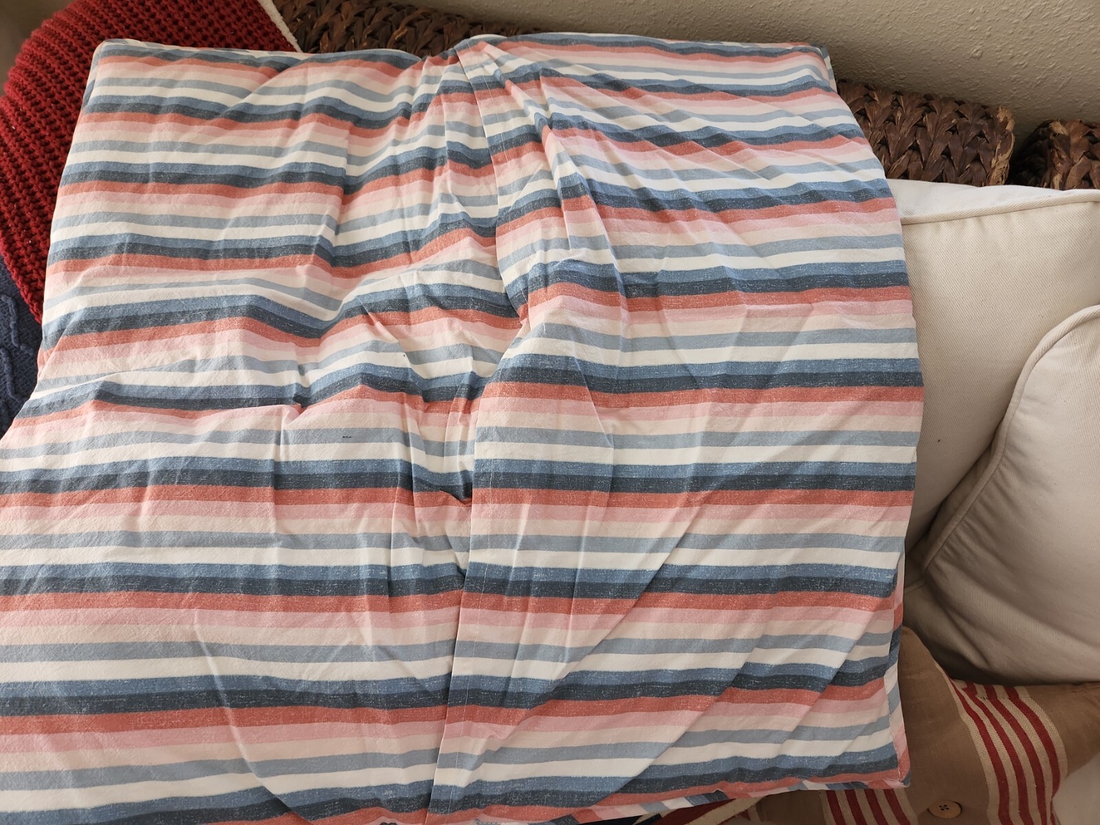 NEW Pottery Barn Roxy Sunsoaked EURO quilted SHAM Tropical Hawaiian ...