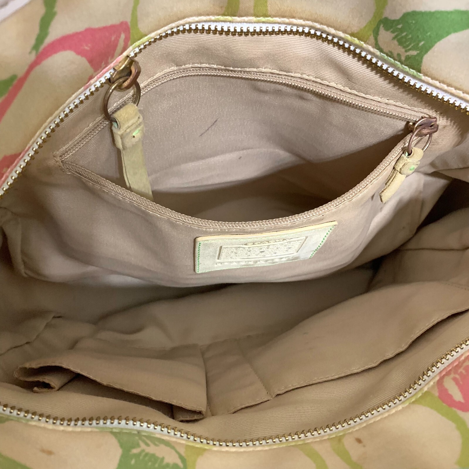 COACH HAMPTON Vintage Multicolor Pastel SCRIBBLE Sign… - Gem