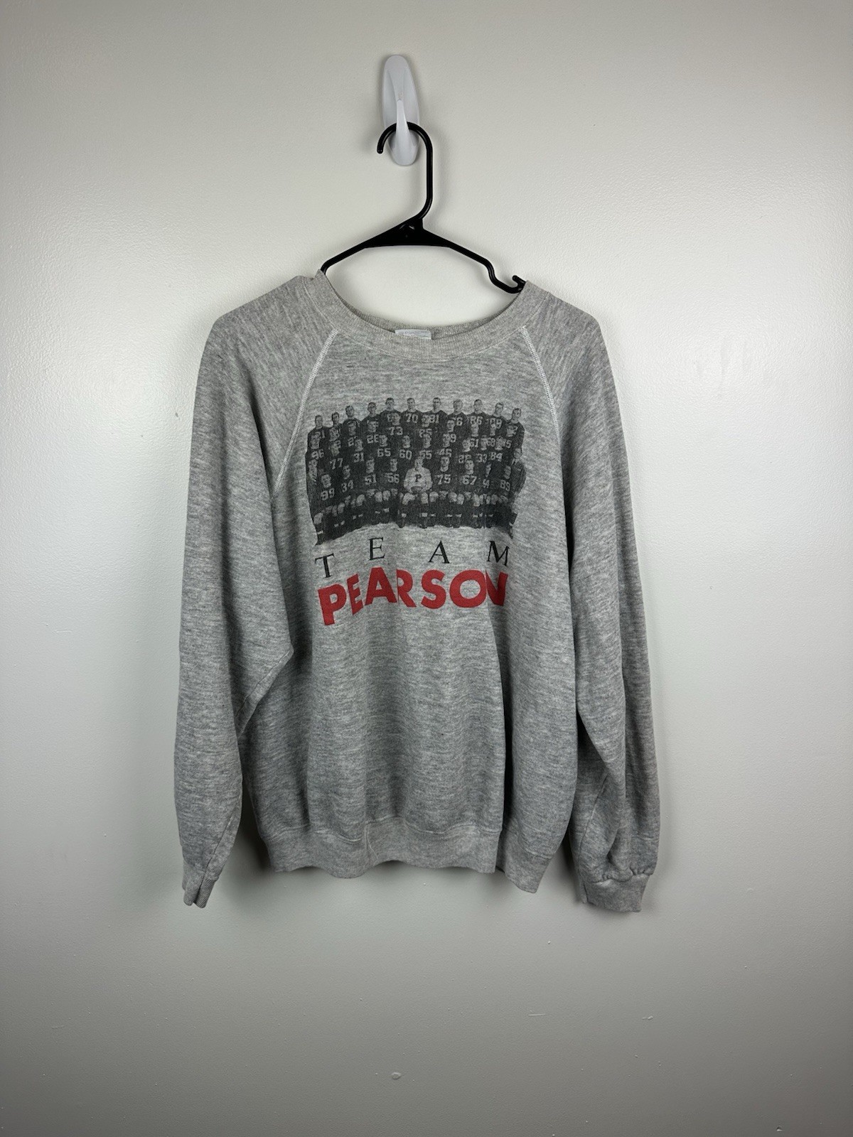 Vintage Team Pearson Football Team Photo Sweatshirt C… - Gem