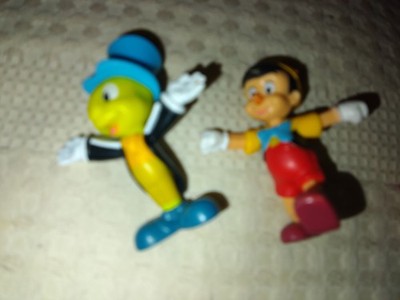 Disney Pinocchio & Jiminy Cricket 3" PVC Mini Figures Applause Vintage ...