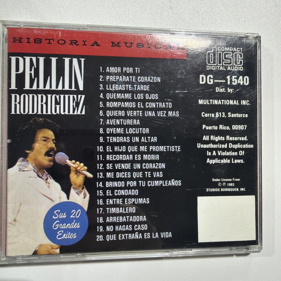pellin rodriguez historia musical Vintage Rare Music CD | eBay