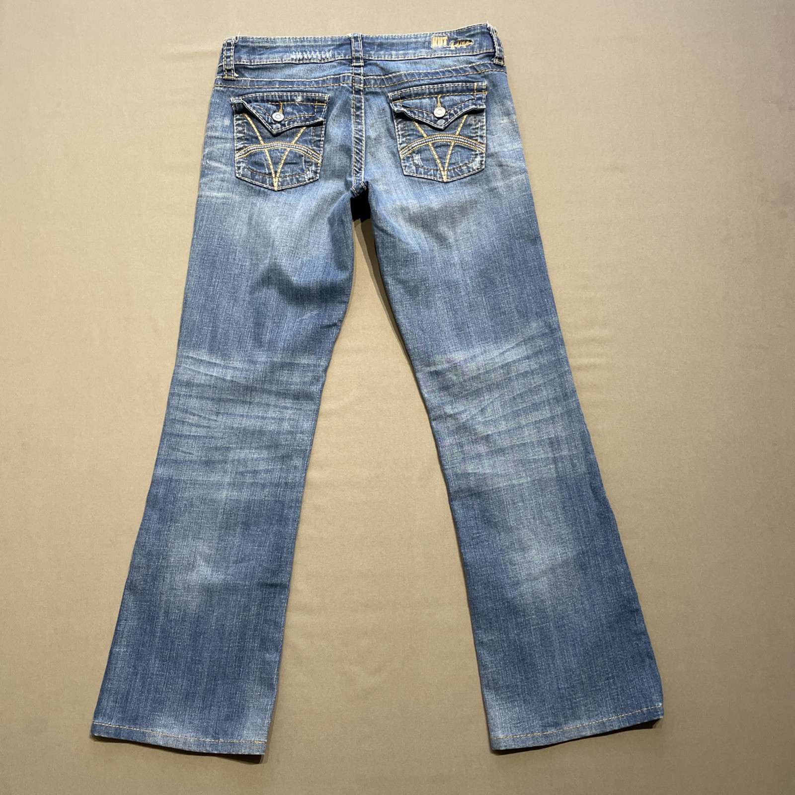 KUT from the Kloth Jeans Womens 6 Blue Denim Pants Boot Cut So Low ...
