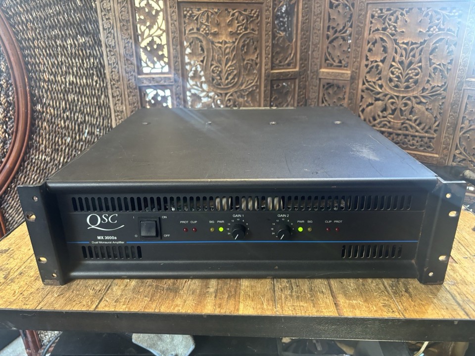 QSC MX3000A MX-3000A Dual Monaural Stereo Power Amplifier | eBay