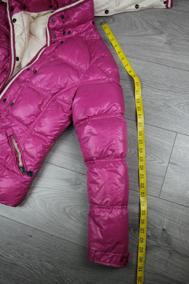 MONCLER Quincy Womens Pink Quilted Logo Down Jacket vintage MONCLER Quincy Womens Pink Quilted Logo Down Jacket vintage