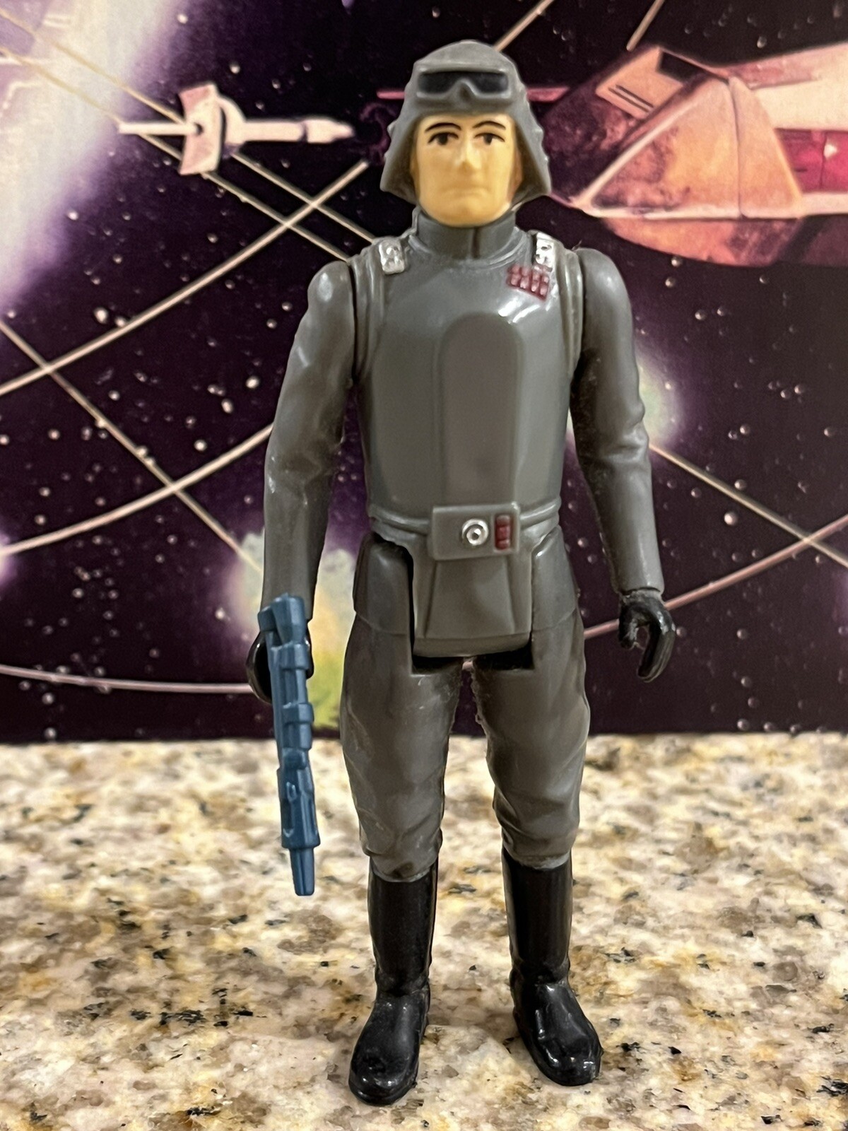 1980 VINTAGE KENNER STAR WARS - AT-AT COMMANDER/GENERAL VEERS W/BLASTER ...