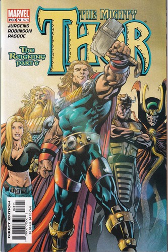 THE MIGHTY THOR Vol. 2 #74 (#576) April 2004 MARVEL Comics - Thialfi ...