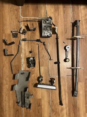 1974 Ford Ranchero Passenger side Door Latch,Linkages and Window Parts ...