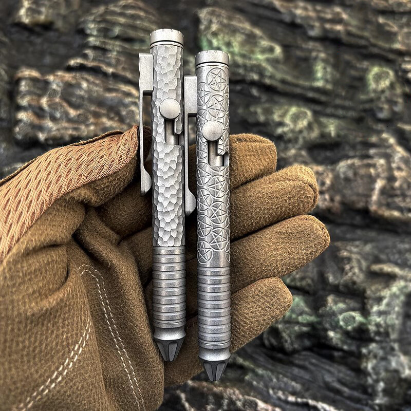 Titanium/ Zirconium Ballpoint Pen EDC Pocket Pen Business Writing ...