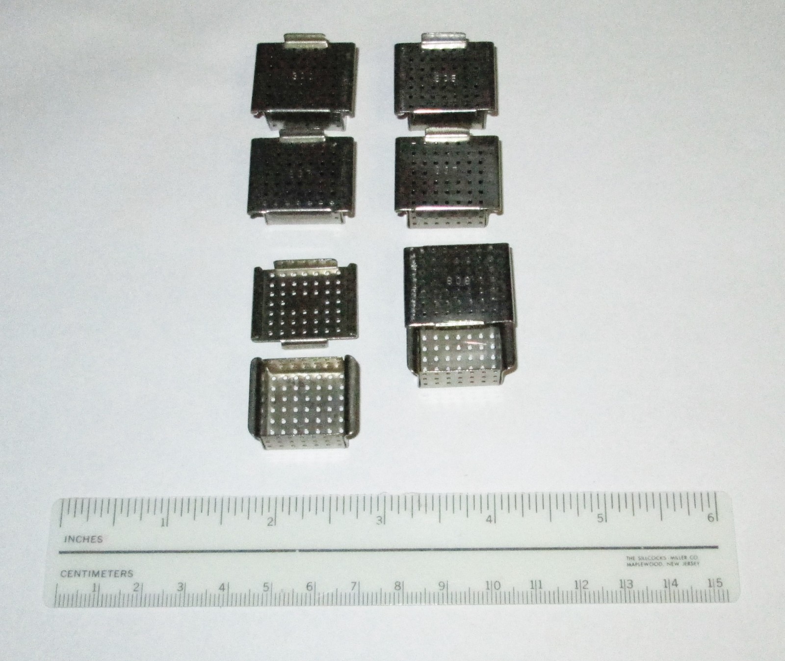 6 Stainless Steel Tissue Baskets For Processing Micro Specimens - With ...