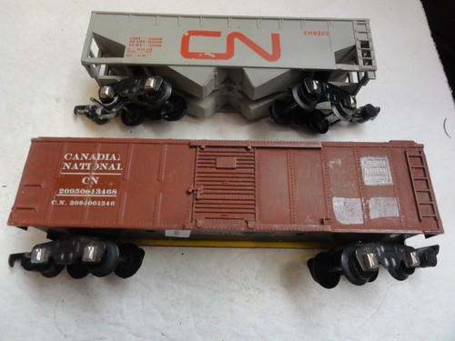AMERICAN FLYER REPAINTED CN BOX CAR & CN HOPPER | eBay