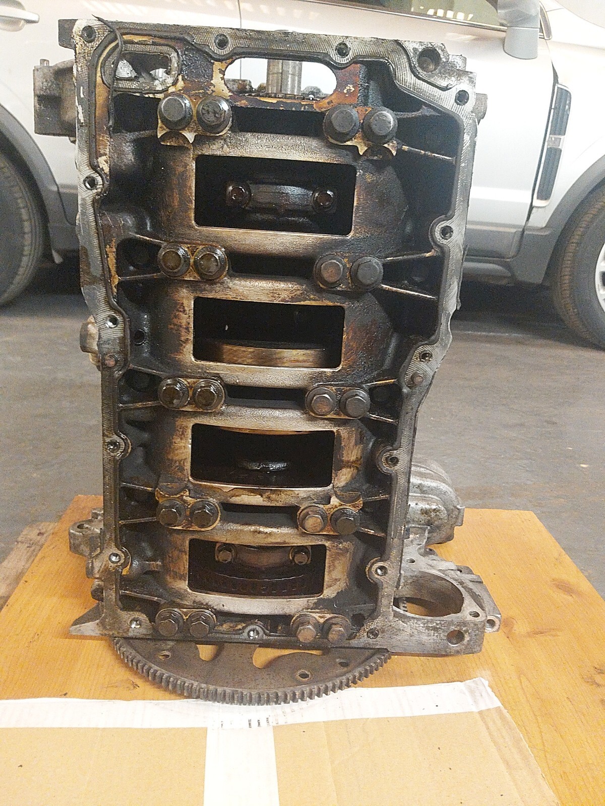 SAAB 93 2004 2.0 16V TURBO B207R BOTTOM END WITH CRANKSHAFT AND PISTONS ...